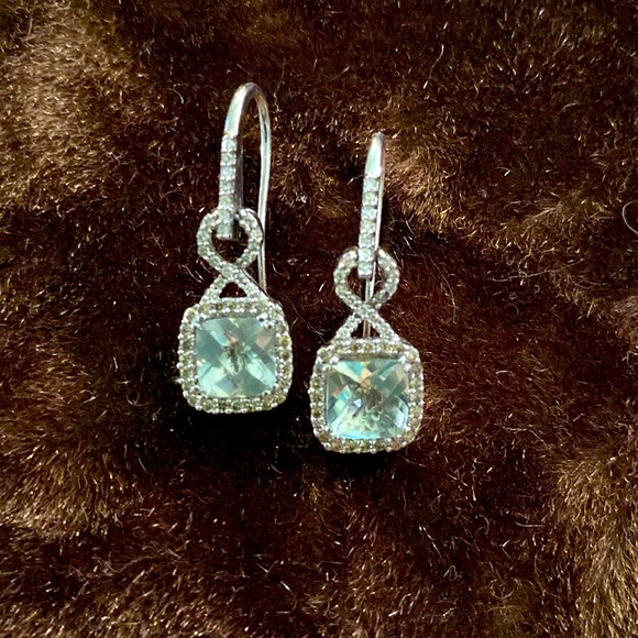 Effy | Jewelry | Aquamarine Diamond Effy Earrings Sale | Poshmark